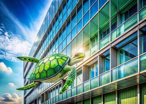 Sustainable Architectural Design Ecofriendly Green Turtle Building