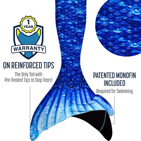 Fin Fun Mermaidens Mermaid Swimming Tails With Monofin Adult L Size