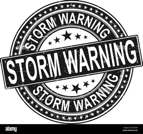 Warn Warning Danger Storm Stock Vector Images Alamy