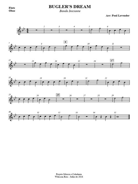 Buglers Dream Flute Pdf