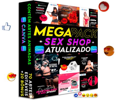 70 Artes Para Sex Shop Editáveis No Canva