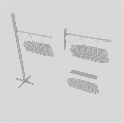 Old Stone Exit Sign D Model By Nvere Old Stone Exit Sign D Model By Nvere