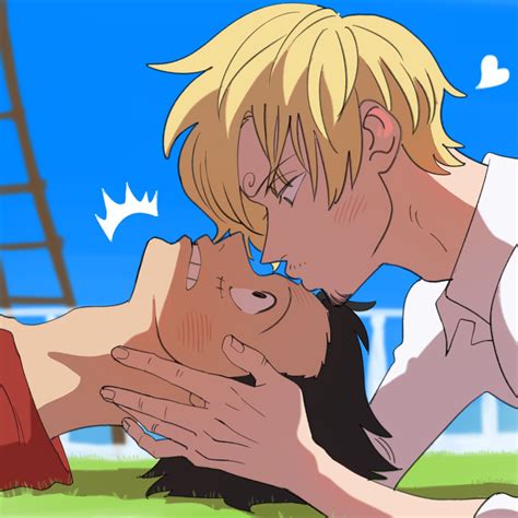 U Uown Monkey D Luffy Sanji One Piece One Piece Commentary