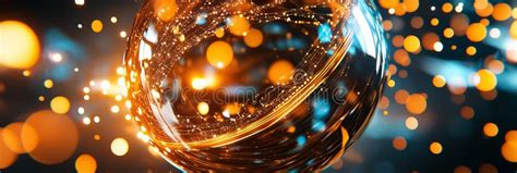 A Stunning Spherical Structure Showcases A Data Matrix Featuring