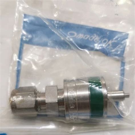 Jual Quick Connect Stem 14 Od Green Key With Valve Swagelok Ss Qc4 D