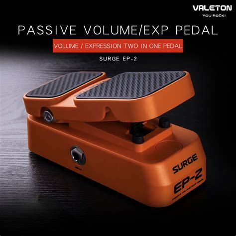 Valeton Ep 2 2 In 1 Function Volume Expression Control Pedal Mini Stompbox Pedal 2 Power Foot