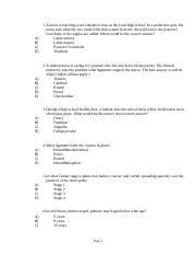 Chapter Female Genitalia And Rectal Assessment Rtf A B C D A Nurse Is Teaching A Sex