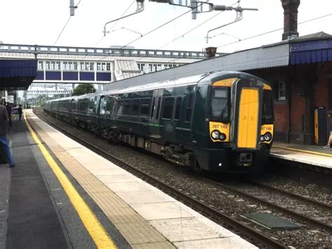 Electric Train Photo Class 387 Gwr Photograph Emu Railway Picture