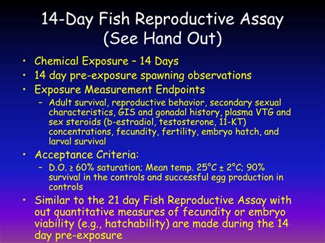 Ppt Fish Screening Assay Detailed Review Paper Nacept Endocrine