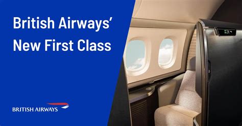British Airways Reveals Its Brand New First Class Lanching 2026