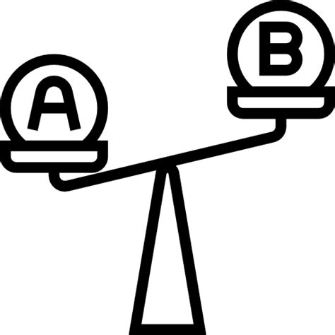 Comparison Meticulous Line Icon