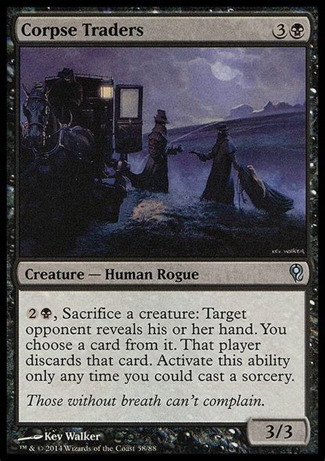 Corpse Traders Magic The Gathering Mtg Card