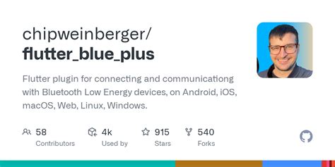 Github Chipweinberger Flutter Blue Plus Flutter Plugin For Connecting And Communicationg With