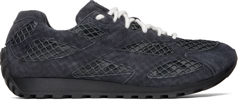 Bottega Veneta Navy Orbit Sneakers Ssense