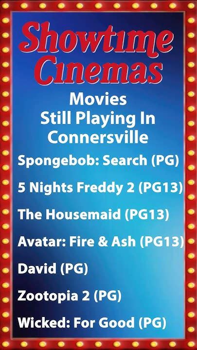 Showtime Cinemas New Movies Starting December 25th Youtube