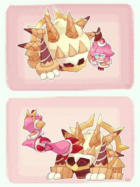 Strawberry Crepe Cookie 🍰 в 2024 г Милые рисунки Рисунки