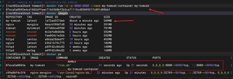 Linux中使用docker容器构建tomcat容器完整教程docker创建tomcat容器 Csdn博客