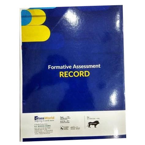 Formative Assessment Record Book At ₹ 60piece Shivrampally