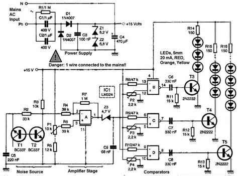 Electronic Candle Flame Simulator Circuit Homemade Circuit Projects