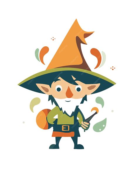 Premium Vector Cartoon Gnome Boy