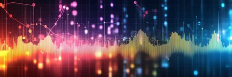 Dynamic Abstract Data Visualization Art Stock Illustration Illustration Of Depth Digital