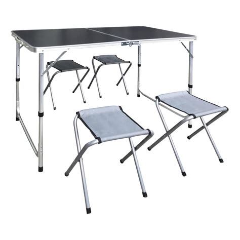 Nouveau Folding Camping Table With 4 Chairs Camping Tables And Chairs Mitre 10™