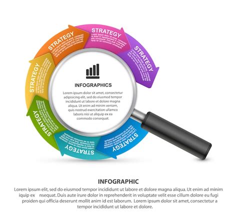 Modelo De Infográficos De Vetor Vetor Premium
