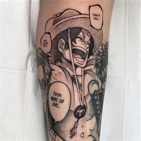 Portgas D Ace Tattoo Arm