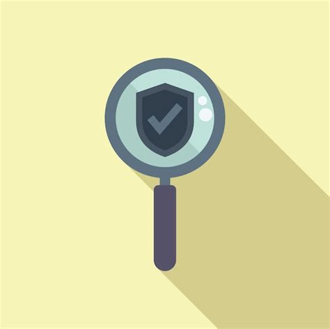 Premium Vector Search Secured Data Icon Flat Vector Privacy Policy