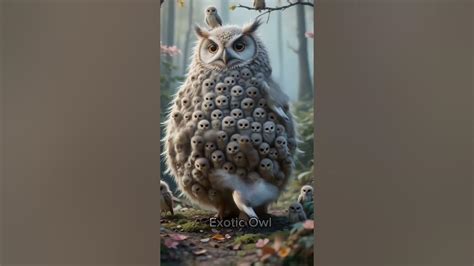 Exotic Owl And Cute Eaglets Youtube