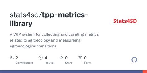 Github Stats4sdtpp Metrics Library A Wip System For Collecting And