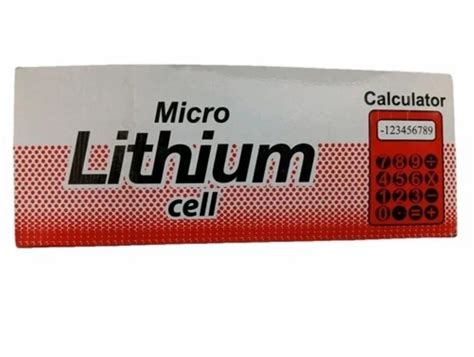 220mah Micro Lithium Button Cell Model Namenumber Cr2032 At ₹ 30