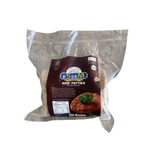 Essem Beef Patties Essemfood