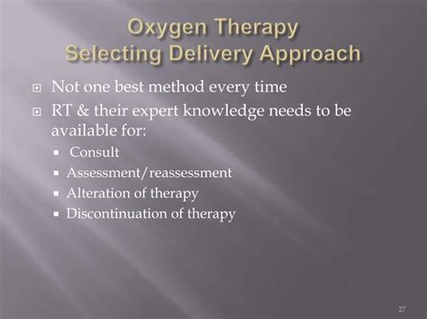 Oxygen Therapy Transport Delivery Copd Hypoxic Drive Pptx Lung And