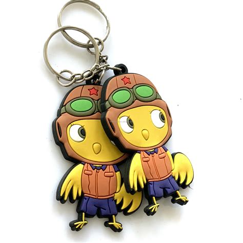 Custom 3d Soft Pvc Keychain Key Chain Soft Rubber Keychains