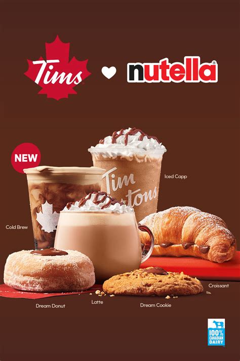 Nutella The Tims Way In 2024 Christmas Drinks Nutella Delicious Flavors