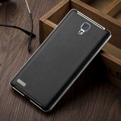 Redmi Note Cover Matte Leather Case Sturdy