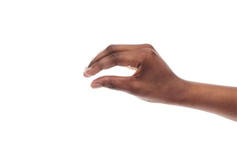 Black Female Hand Measuring Small In