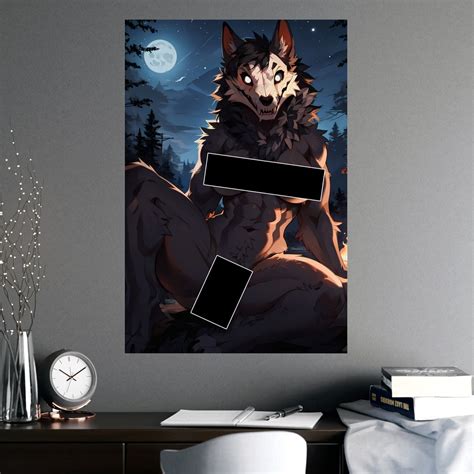 Skull Wolf Girl Mal0 Mature Content Scp 1471 Furry Decor Etsy