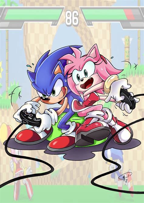 Sonic And Amy Having It In Bed Games