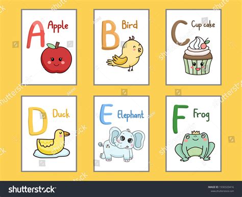 Letters Of The Alphabet With Pictures In Each Letter