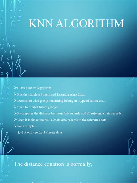 Knn Algorithm Pdf Cognitive Science Theoretical Computer Science