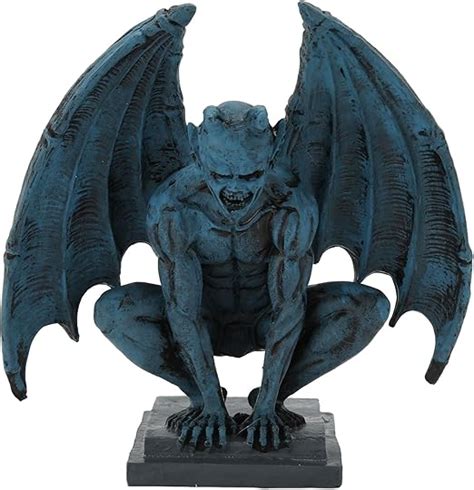 Yosoo Health Gear Gargoyle Statue Lifelike Devil Gargoyle Statue Wear Resin Gothic