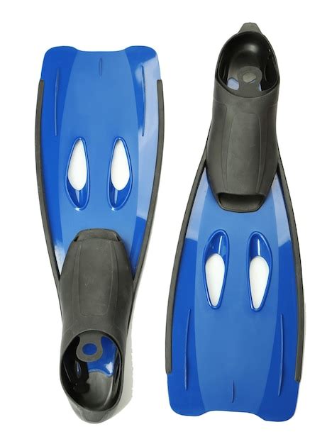 Premium Photo Pair Of Flippers Isolated On White