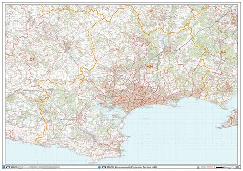 Bournemouth Postcode Map Bh Map Logic