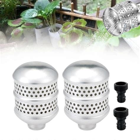 2x Bubbler Sprinkler Head Sturdy Aluminum Diffuser For Yard Outdoor Ers