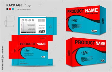 Supplements And Cosmetic Box Design Package Design Template Box