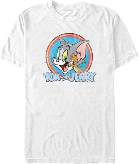 Vintage Circle Tom And Jerry T Shirt