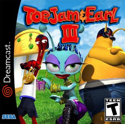 Toejam And Earl Iii Mission To Earth Sega Dreamcast Ntsc Box