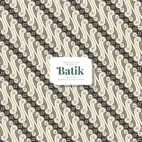 Premium Vector Beautiful Indonesian Batik Seamless Pattern